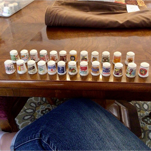 Accents | Lot Of 25 Vintage Products Collectible Thimbles | Poshmark